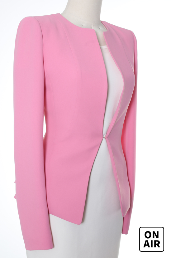 온에어 - jacket - Powder Pink No Collar Jacket